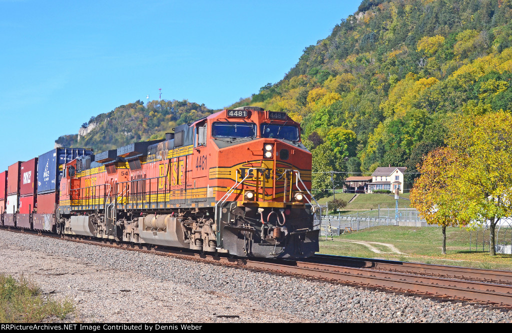 BNSF 4481, BNSF's St.Croix Sub.